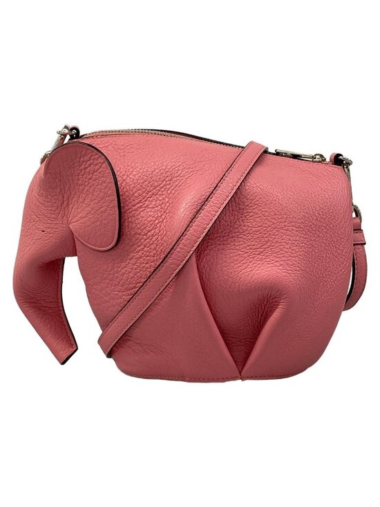 Loewe | Bags | Loewe Shoulder Bag Elephant Pink Small Leather | Poshmark